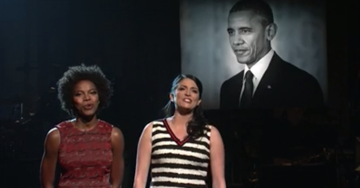"SNL" Paid A Heartfelt Tribute To Obama By Singing "To Sir, With Love"