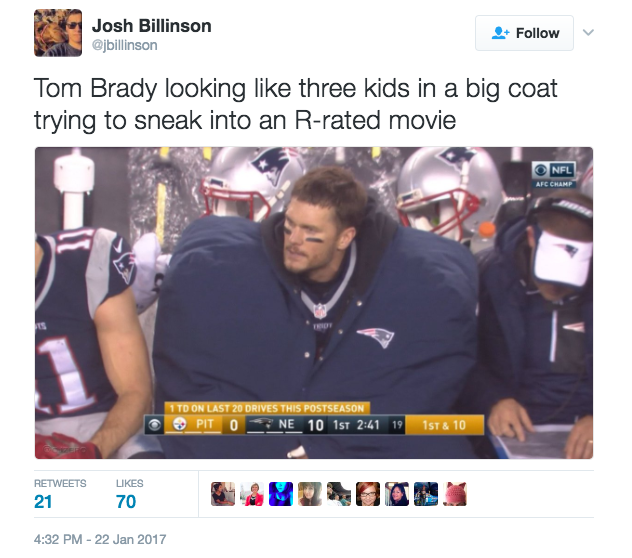 Tom Brady Wore The Most Extra Jacket On The Sidelines And People Have ...