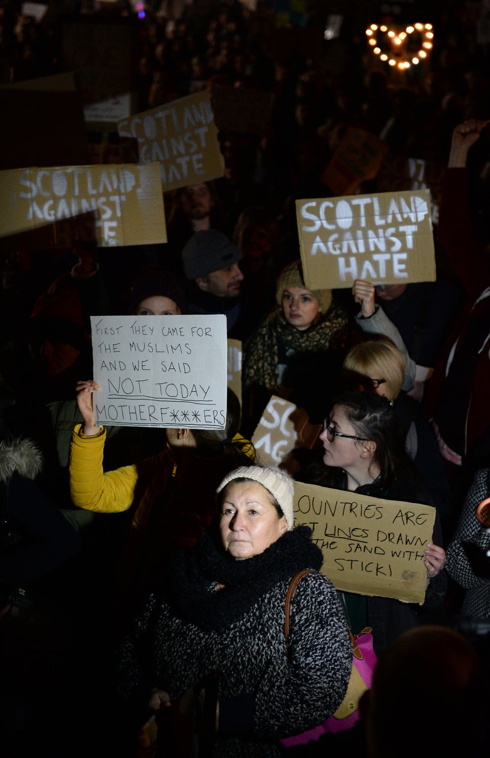 There Have Been Huge #ScotlandAgainstTrump Protests Across The Country
