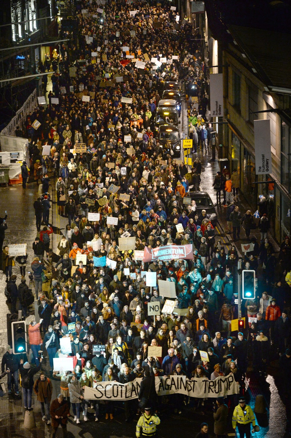 There Have Been Huge #ScotlandAgainstTrump Protests Across The Country