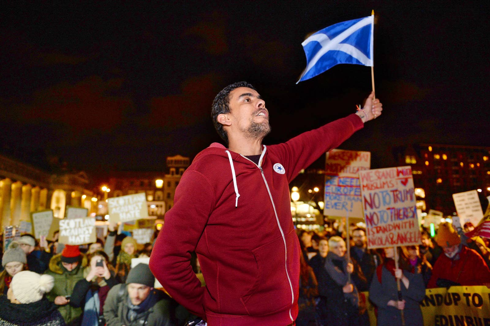 There Have Been Huge #ScotlandAgainstTrump Protests Across The Country