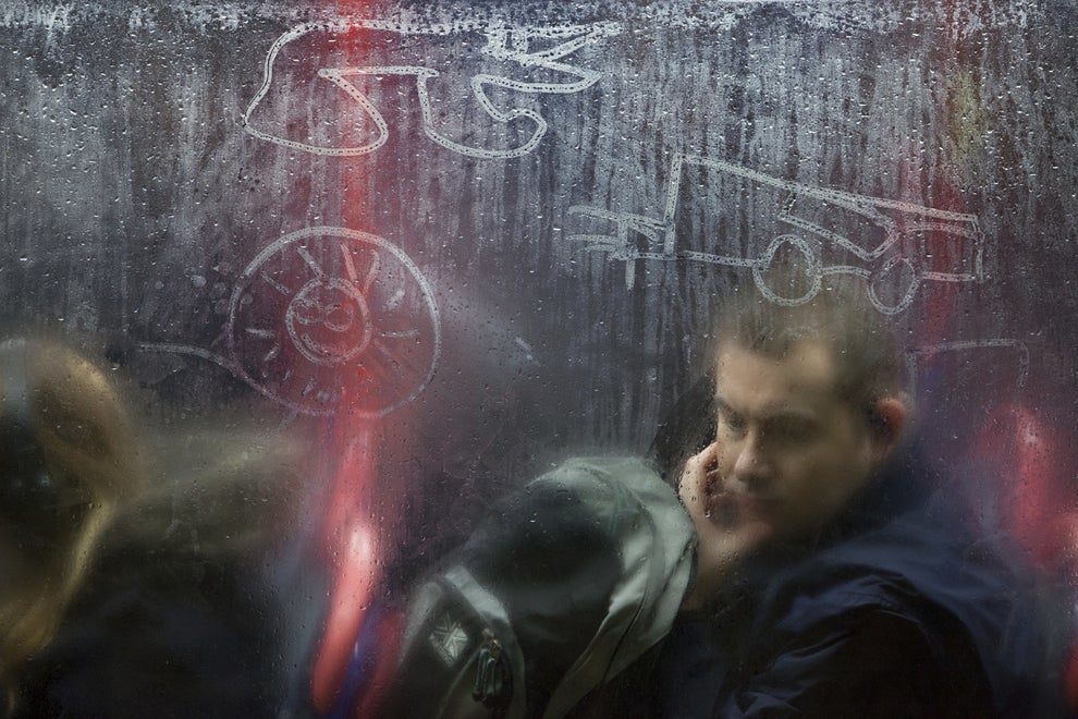 Oddly Calming Photographs Of People On Their Commute