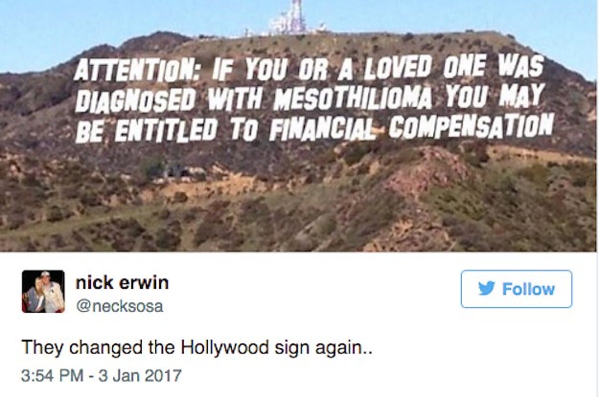 The Best New Meme Of 2017 Are These Absurd Hollywood Sign Pranks