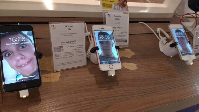 This Kid Pulled The Most Hilarious Prank In A Cell Phone Store