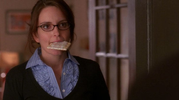 What Food Is Liz Lemon Eating In This Scene?