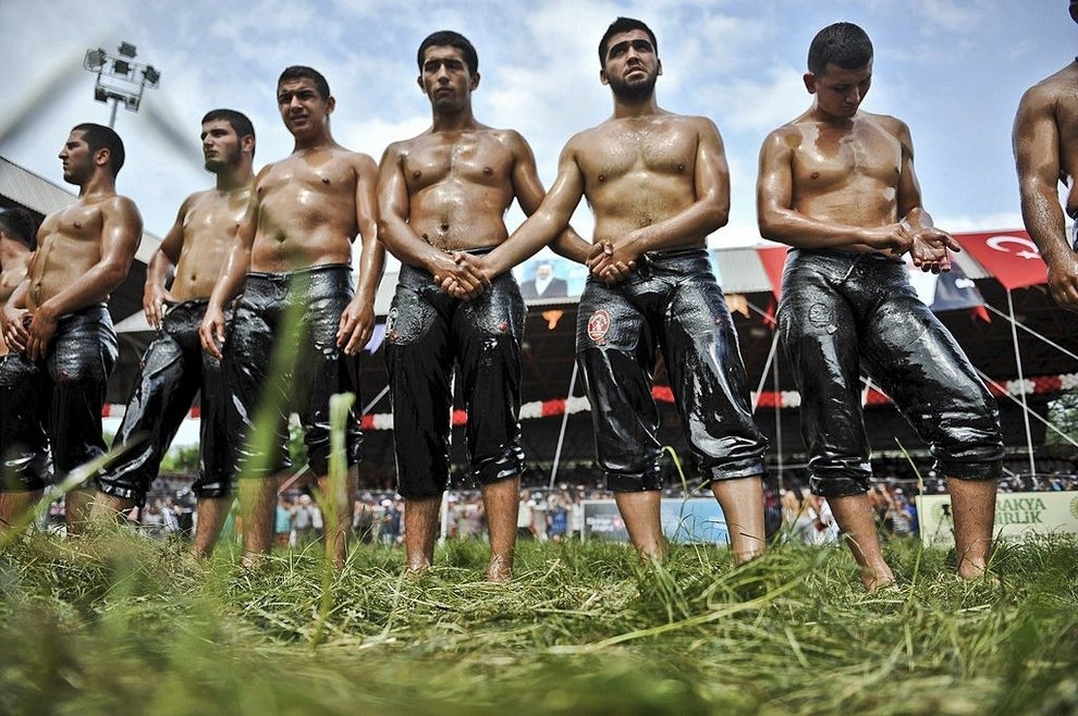 Guys, Oil Wrestling Is The Best Damn Sport In The World