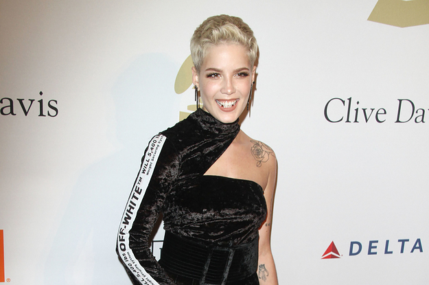 Halsey At The Clive Davis Pre-GRAMMY Gala And Salute To Industry Icons