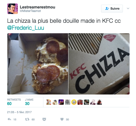 On a goûté la «chizza» de KFC et clairement, on se fout de nos gueules