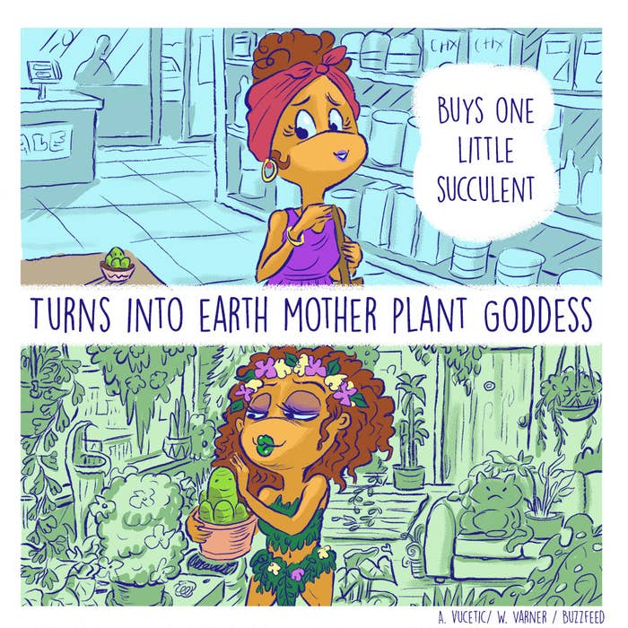 Literally Just 9 Comics About House Plants