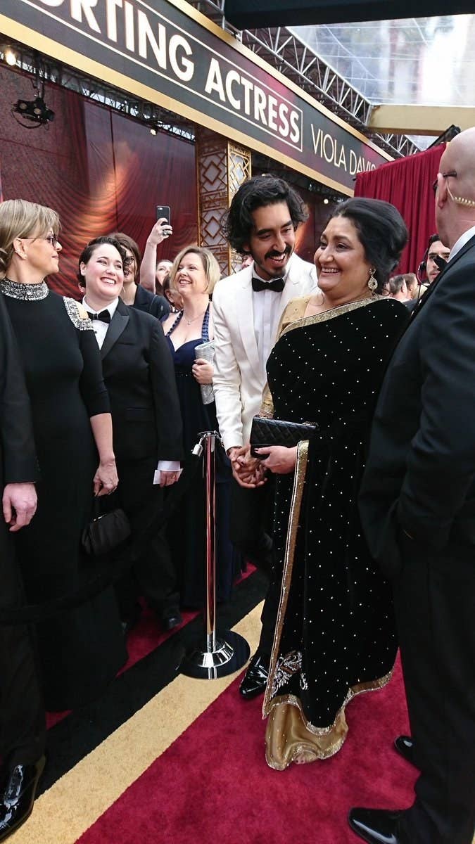 dev patel mum
