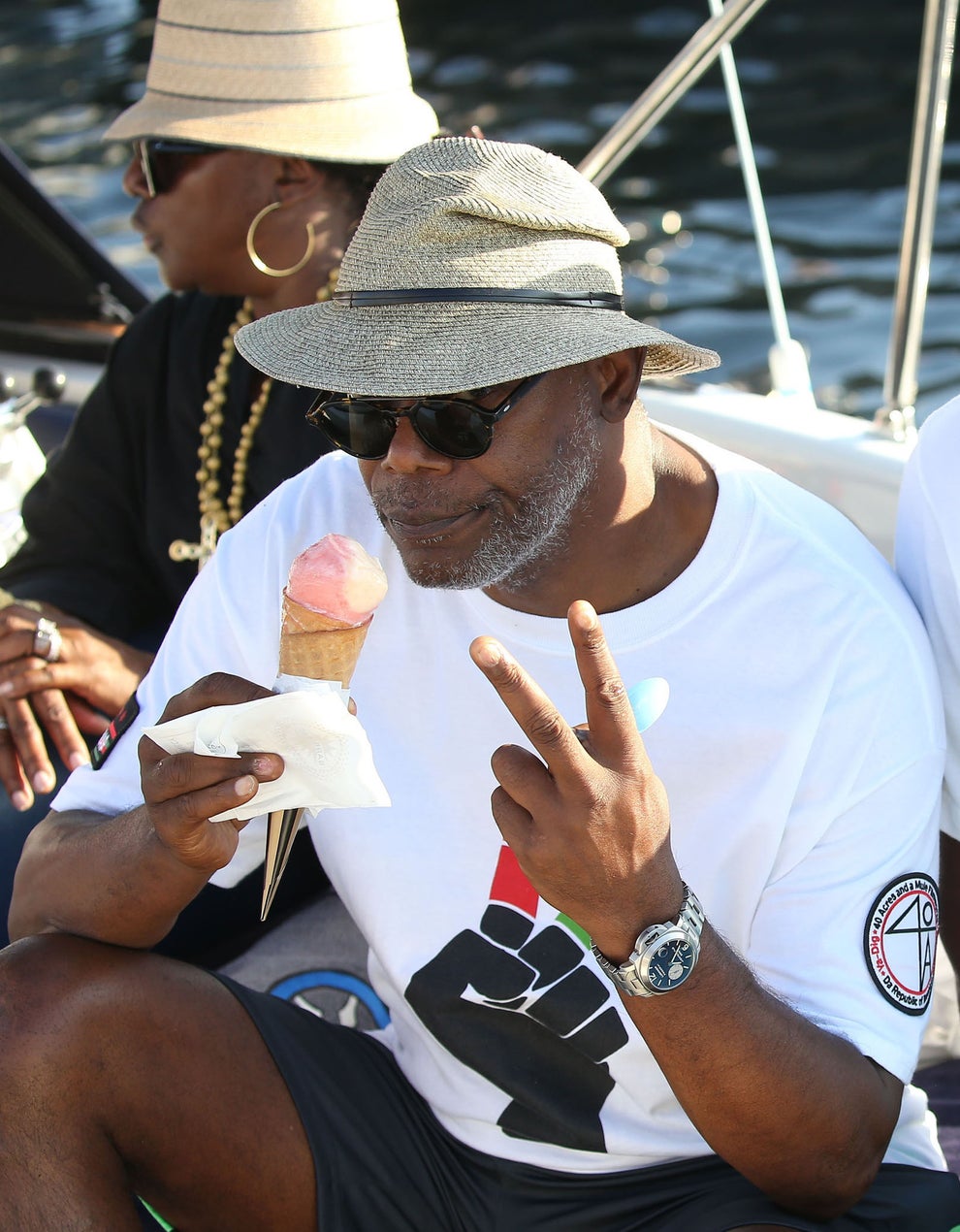 Literally Just 28 Celebrities Eating Ice Cream