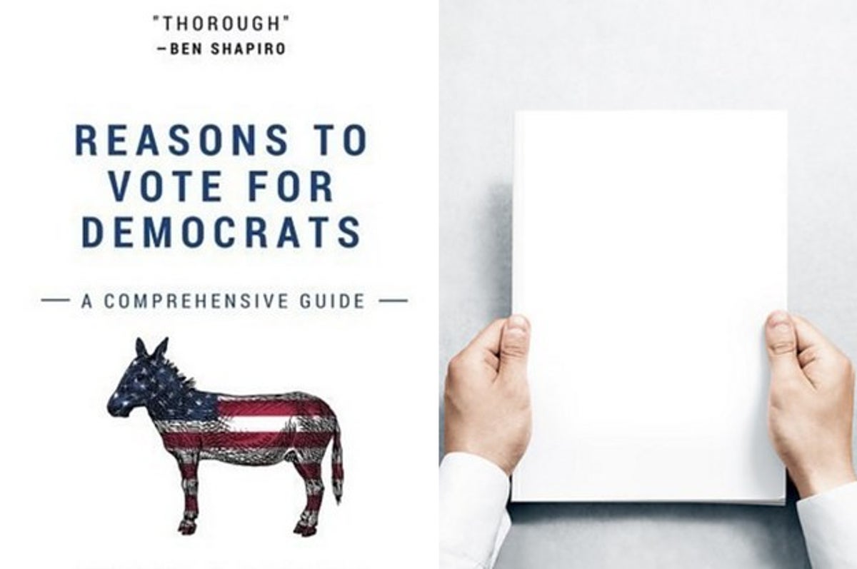 A Blank Book Making Fun Of Democrats Is The #1 Best-Seller On Amazon ...