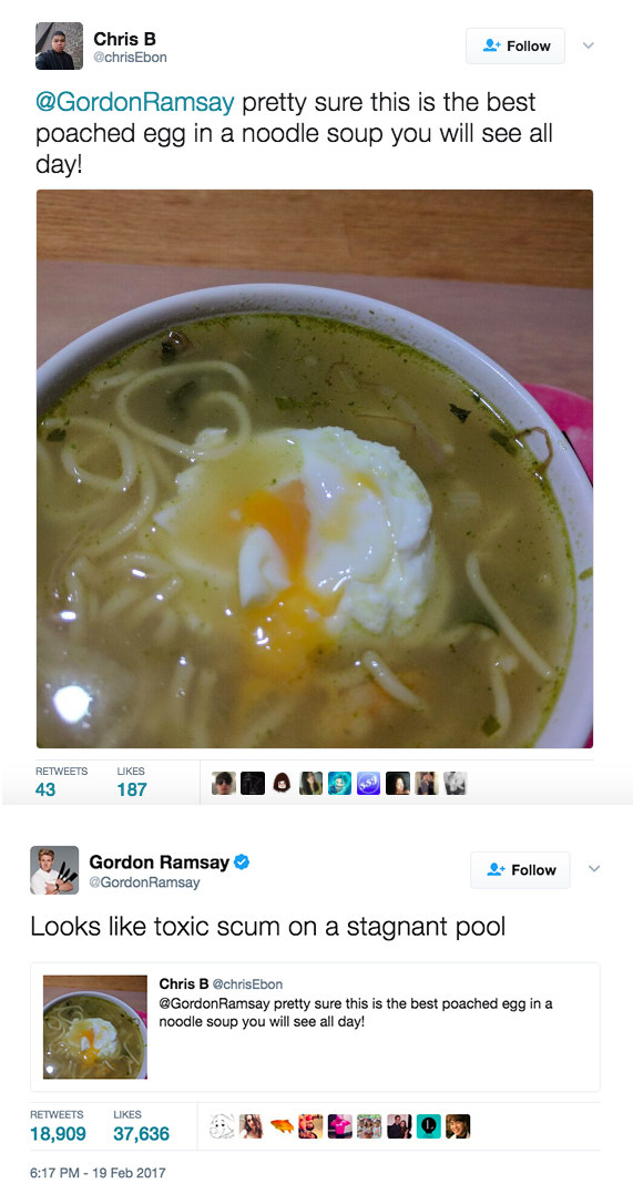 21 People Who Trolled Gordon Ramsay With Their Shitty Food Tweets