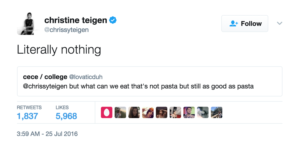 100 Hilarious Chrissy Teigen Tweets We Honestly Need To Talk About More