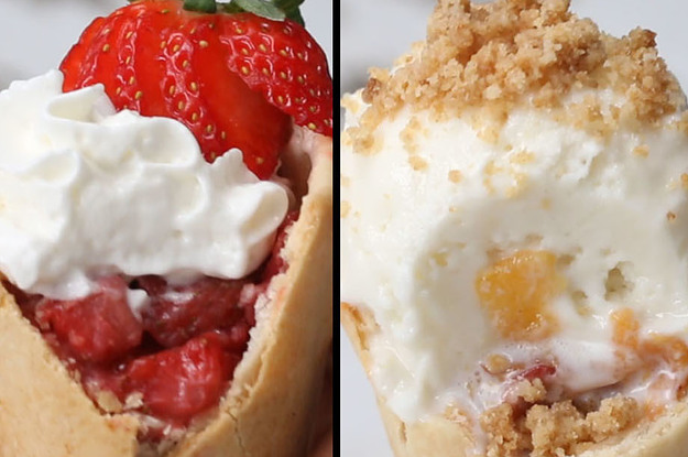 Here's How To Make Four Different Pie Cones