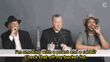 Watch A Rabbi, Priest And Atheist Get Totally Stoned Together