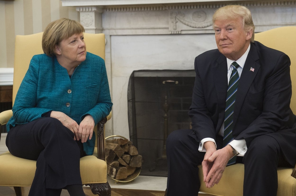 People Are Dying Of Embarrassment After Trump Didn't Shake Angela ...