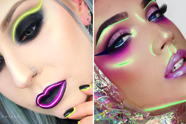 Neon Makeup Is Making A Comeback And TBH It's Amazing