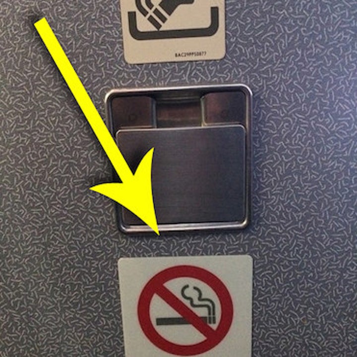 I Just Found Out Why Airplane Bathrooms Still Have Ashtrays And Its Wild