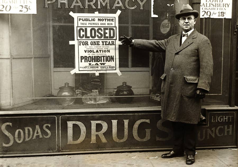 Prohibition Alcohol Signs 1920