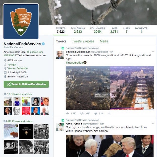 Here's How The National Park Service's Twitter Account Got Locked Down ...