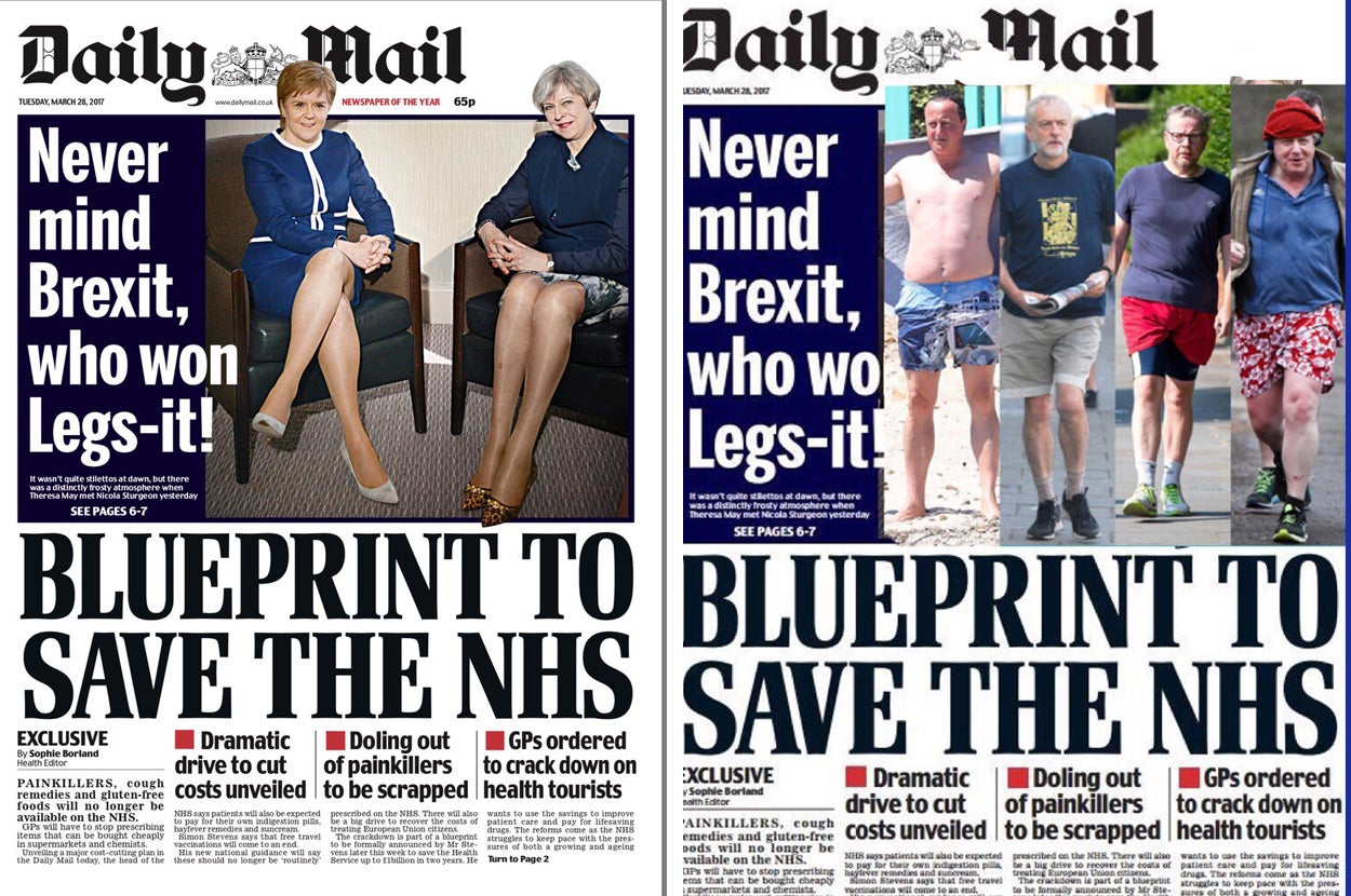 The Daily Mail Has Told Critics Of Its Sexist #LegsIt Front Page To ...