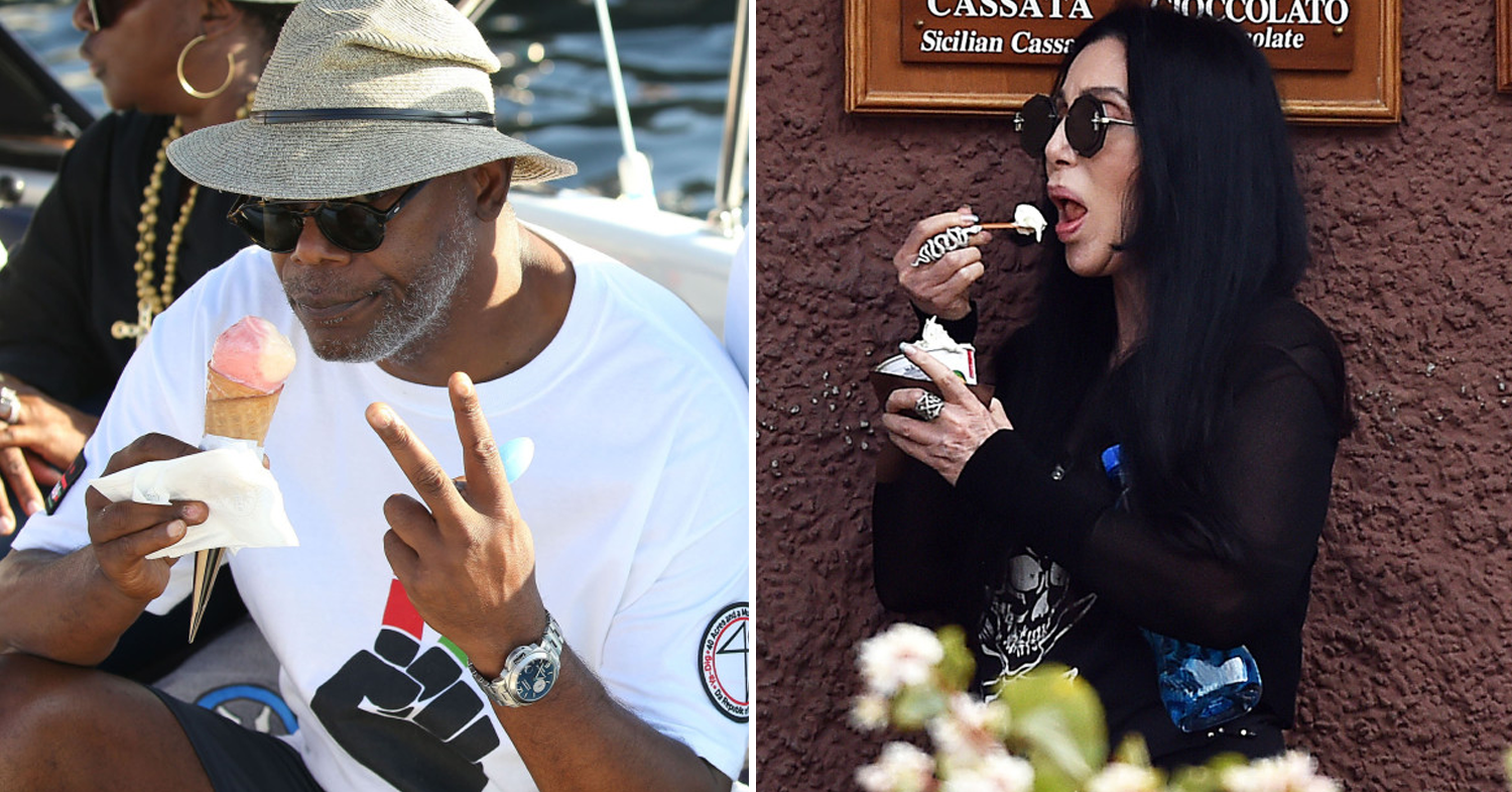Literally Just 28 Celebrities Eating Ice Cream