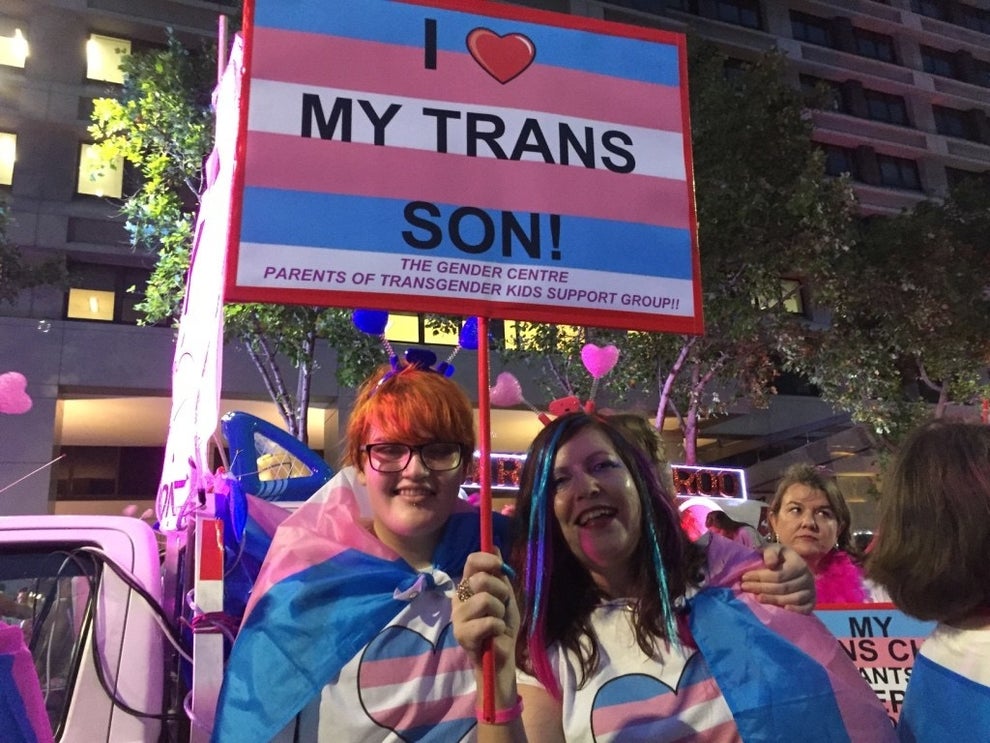 Here's What Happened At The Parents Of Trans Kids Mardi Gras Float