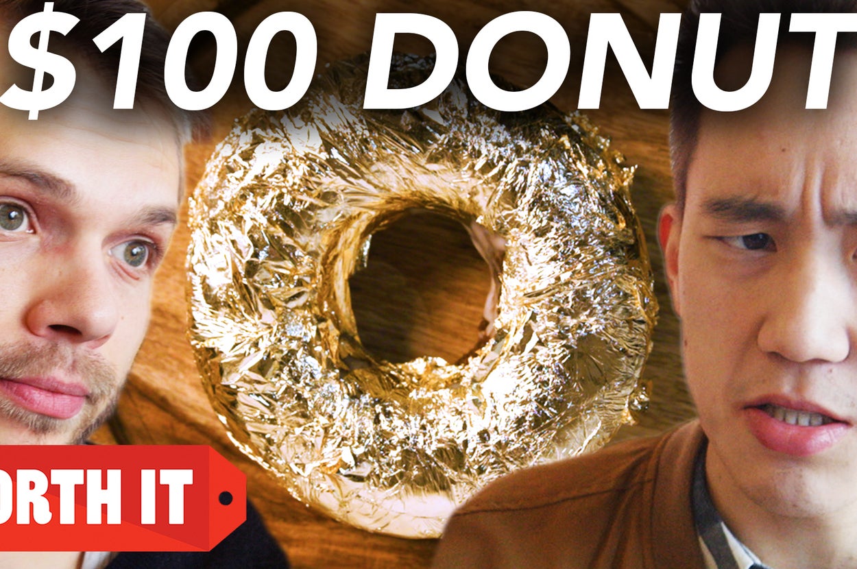 We Tried A $1 Donut Vs. A $100 Donut To See Which Is The Most Worth It