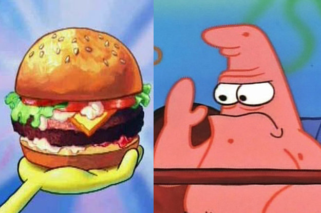 Build A Burger To Find Out Which "SpongeBob SquarePants" Character You Are