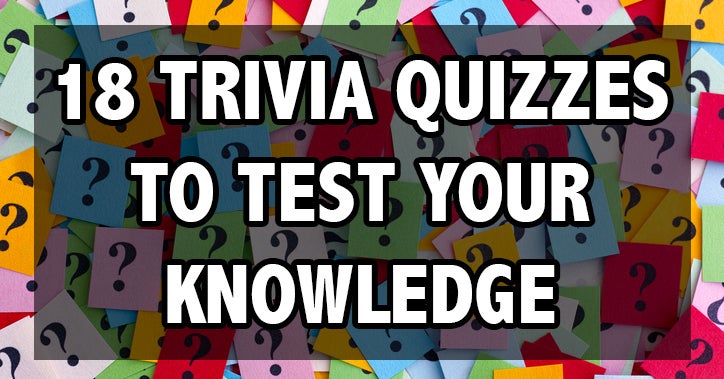 If You Love Trivia, Here Are 18 Different Quizzes To Take