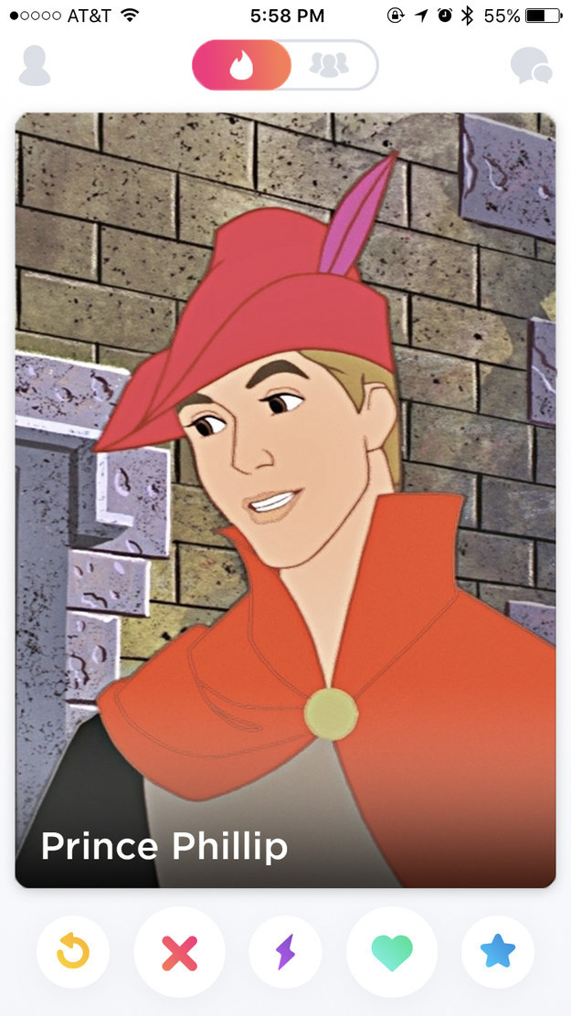 Swipe Through The Disney Princes On Tinder And We'll Tell You If You'll ...