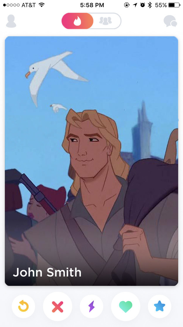 Swipe Through The Disney Princes On Tinder And We'll Tell You If You'll ...