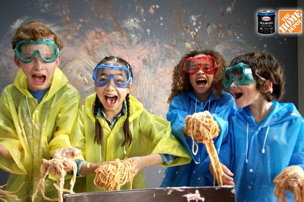 Kids Have an Epic Food Fight