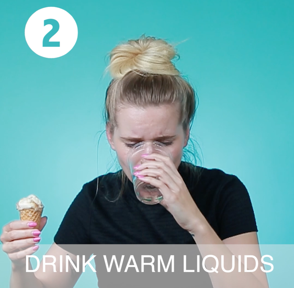 Here's How To Get Rid Of Brain Freeze