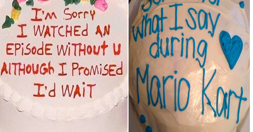 23 Apology Cakes That Are Almost Too Hilarious To Eat