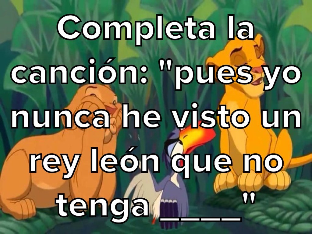 ¿Puedes sacar 14/14 en este quiz de 'El rey león'?