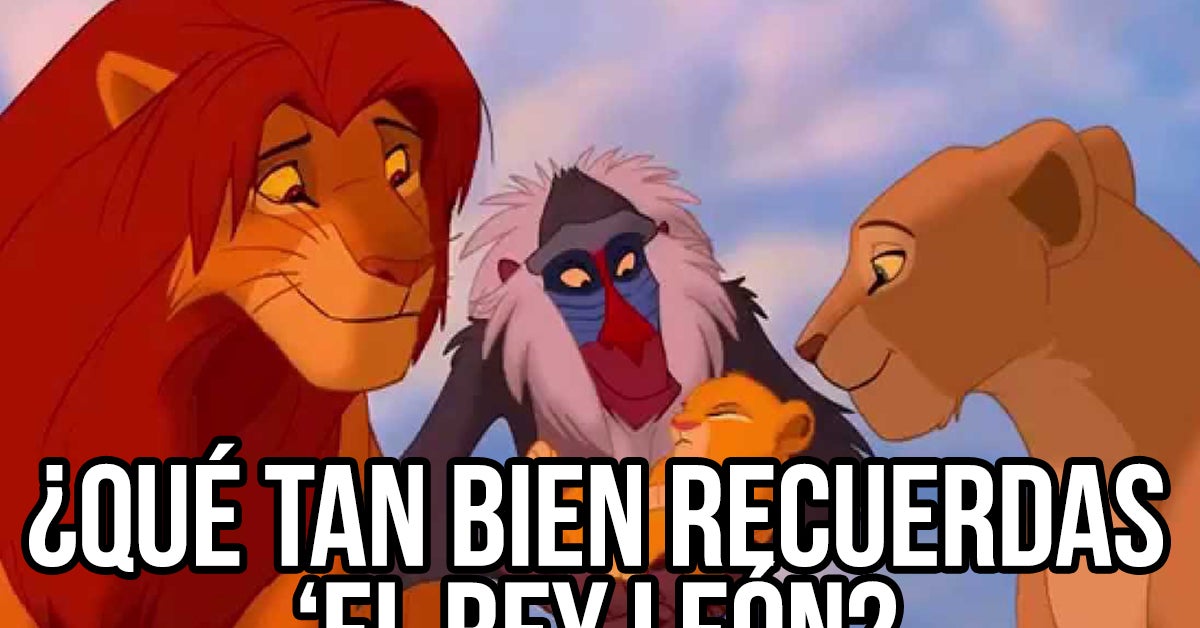 ¿Puedes sacar 14/14 en este quiz de 'El rey león'?