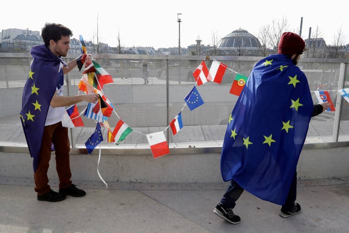 A Man Started A Small Pro-EU Rally Last Year. Now Thousands Are Showing ...