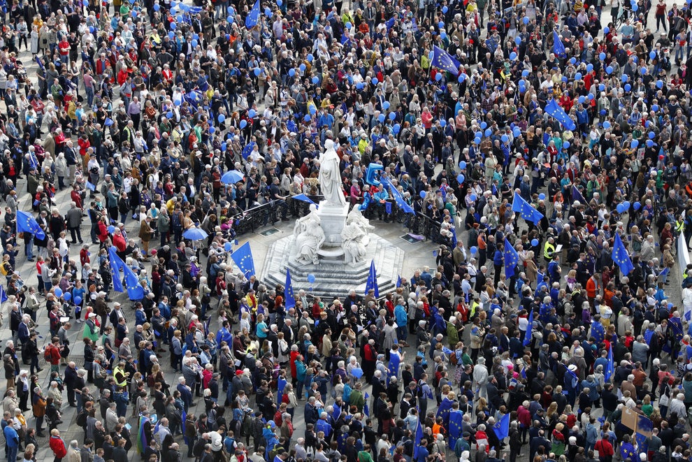 A Man Started A Small Pro-EU Rally Last Year. Now Thousands Are Showing ...