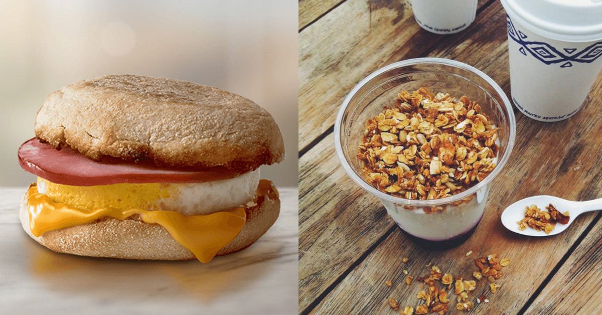 24 Fast Food Breakfasts That Actually Aren't Horrible For You