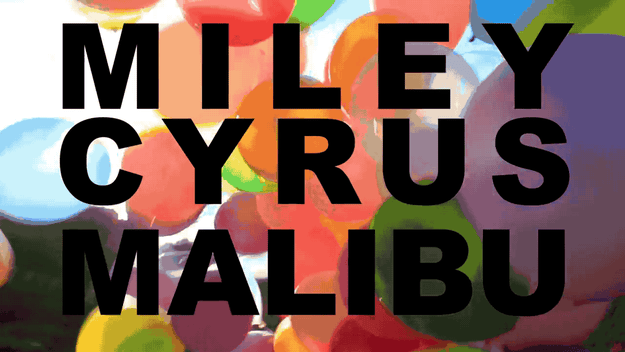 Miley Cyrus Looks Happier Than Ever In "Malibu" Music Video Premiere ...