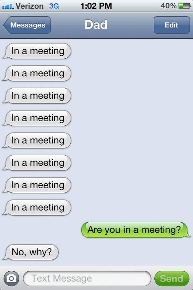 funny dad texta
