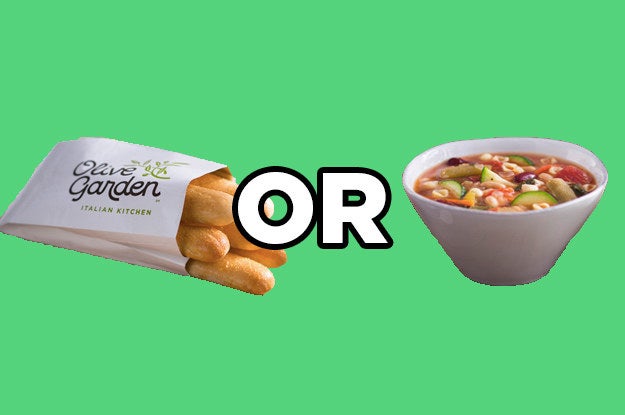 Build A Meal At Olive Garden And We'll Guess Your Age