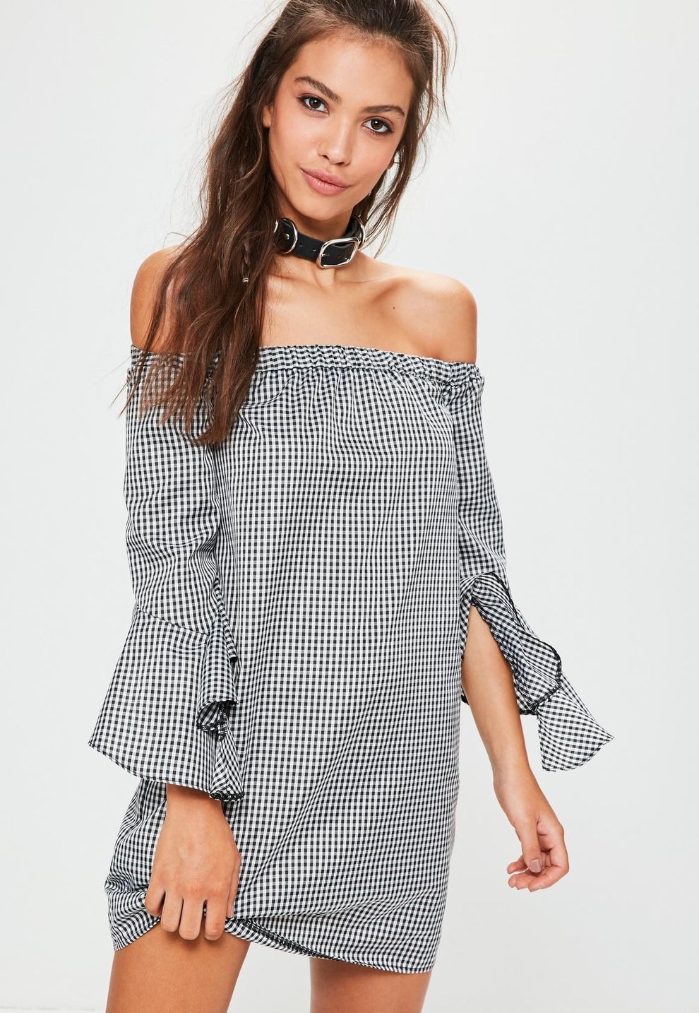 31 Completely Stunning Off-The-Shoulder Dresses To Add To Your Closet