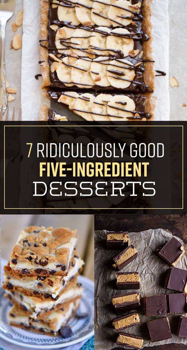 7 Ridiculously Good Five-Ingredient Desserts