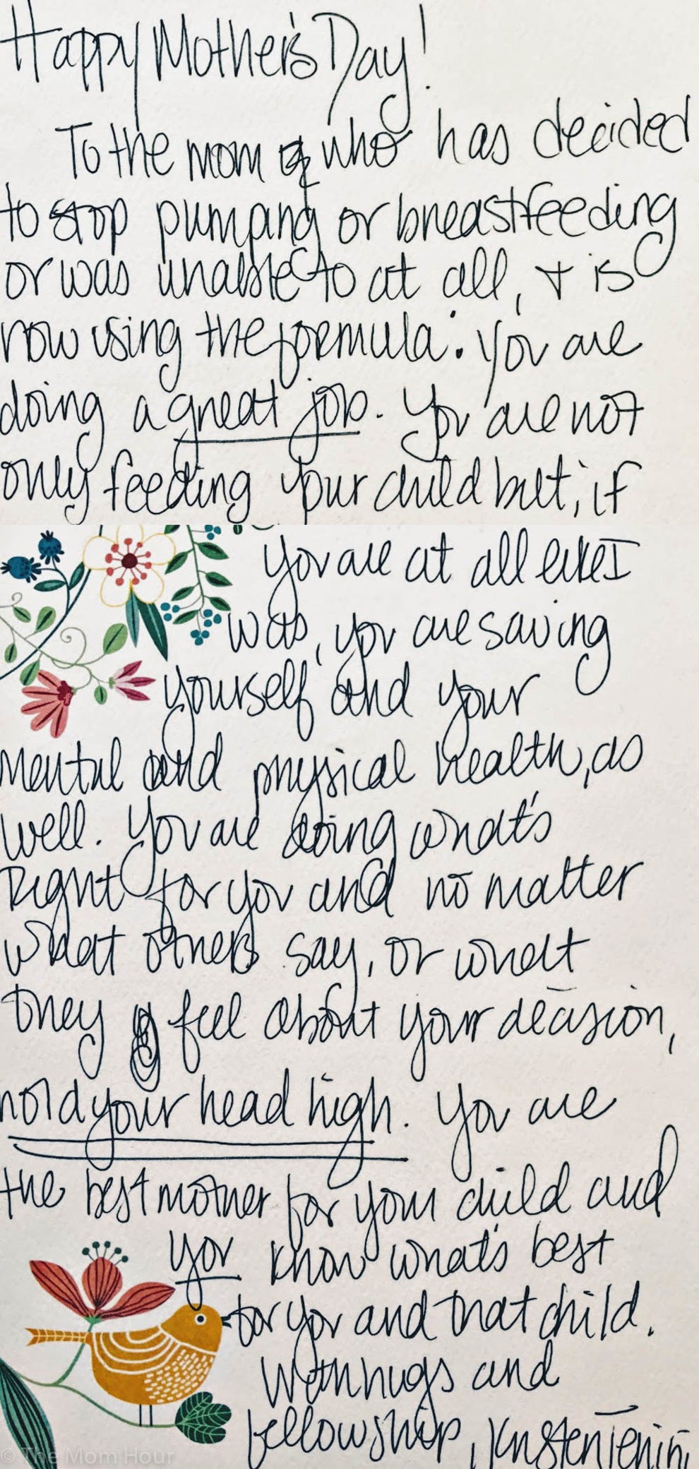 Veteran Moms Wrote Encouraging Letters To New Moms And It Will Choke You Up