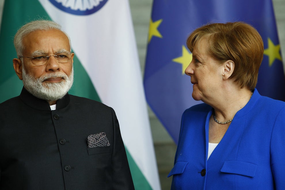 This Body Language Theory Explains Why Merkel Leaves Modi's Handshakes ...
