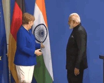 This Body Language Theory Explains Why Merkel Leaves Modi's Handshakes ...