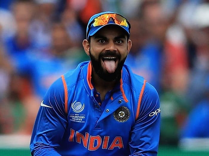 kohli face